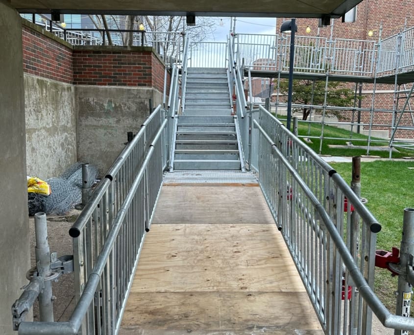 Public Access Stair Systems & Ramps - American Scaffolding